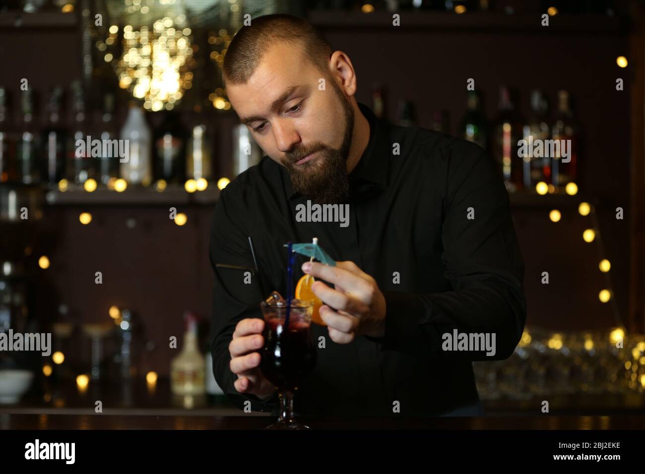 Process making non alcoholic cocktail hi-res stock photography and ...