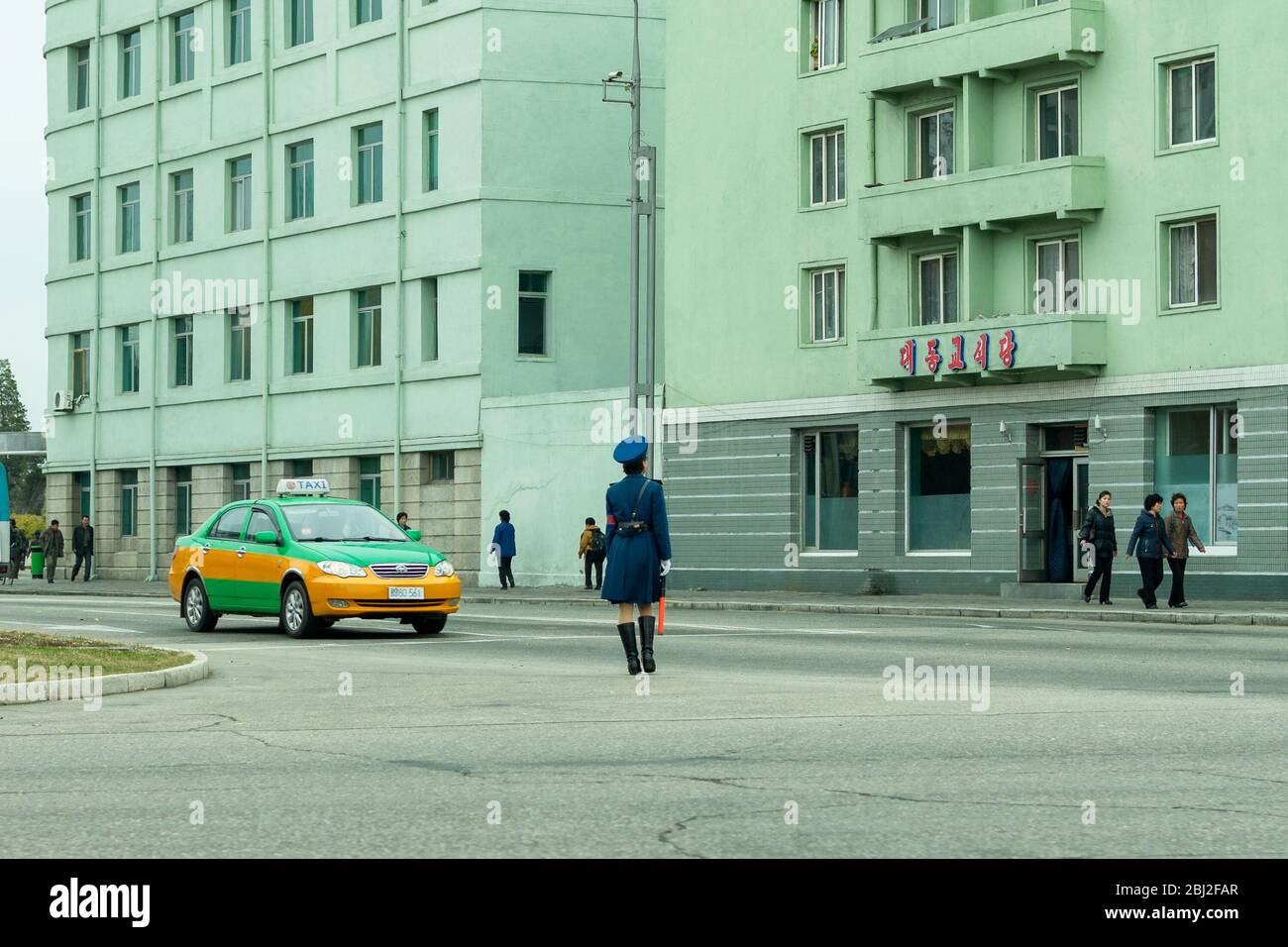 Traffic police in pyongyang hi-res stock photography and images - Alamy