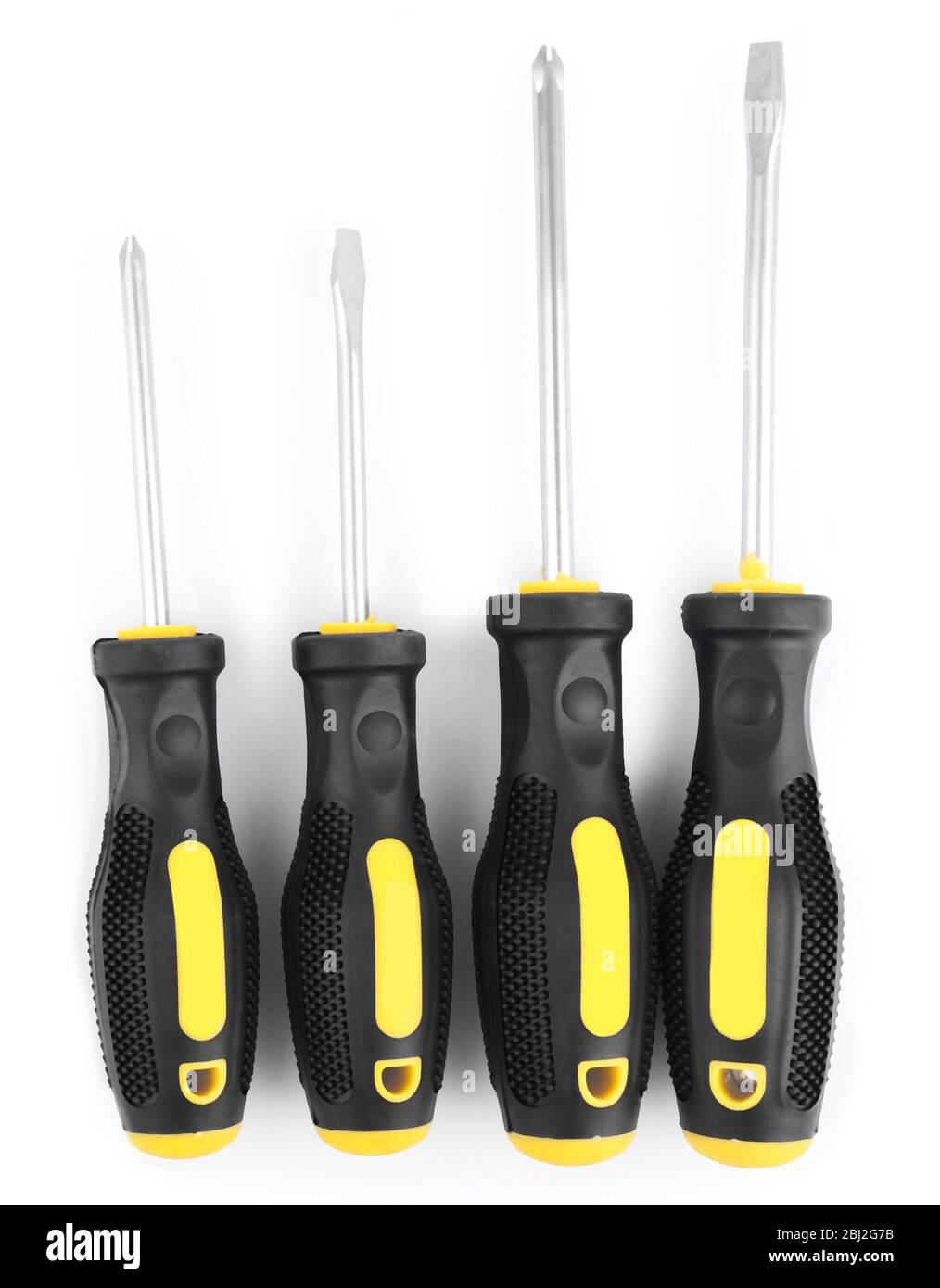 Set of screwdrivers isolated on white Stock Photo - Alamy