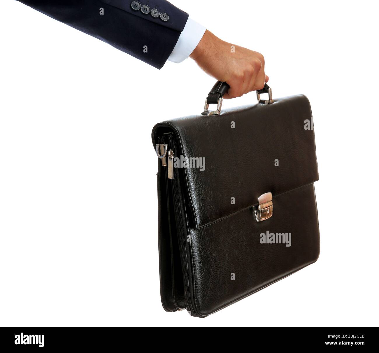 Hand holding briefcase hi-res stock photography and images - Alamy