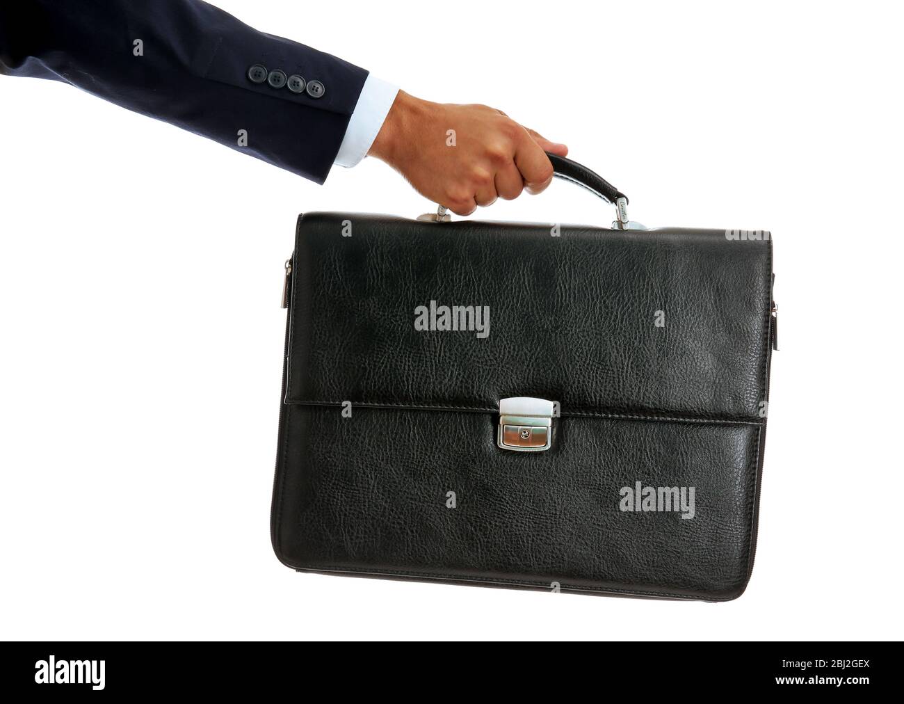 Hand holding briefcase hi-res stock photography and images - Alamy
