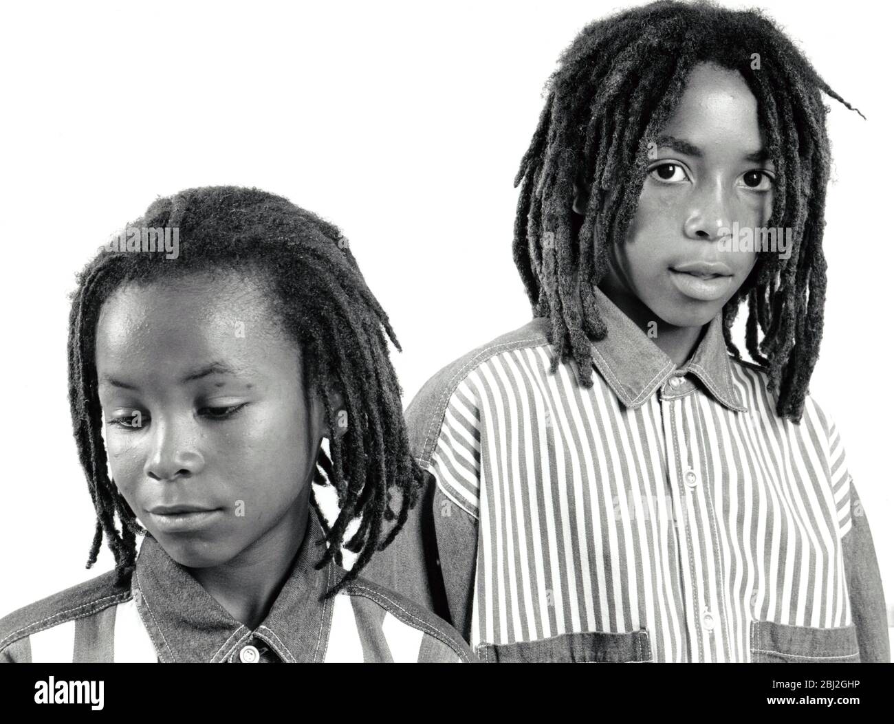 Portrait of children UK 1990s MR Stock Photo - Alamy
