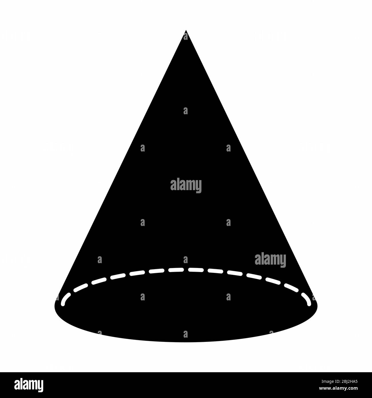 Shape of cone Black and White Stock Photos & Images - Alamy