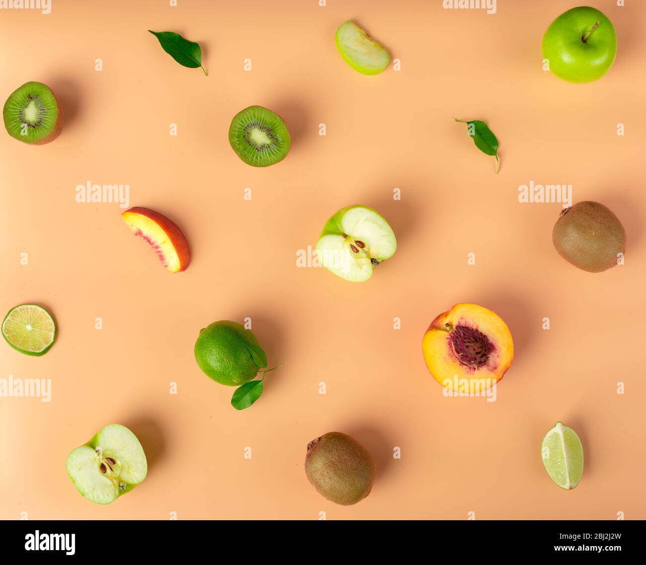 Food texture. Seamless pattern of fresh various fruits Stock Photo - Alamy
