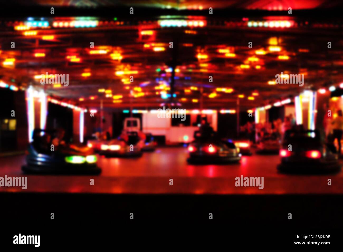 Night entertainment in amusement park Stock Photo - Alamy