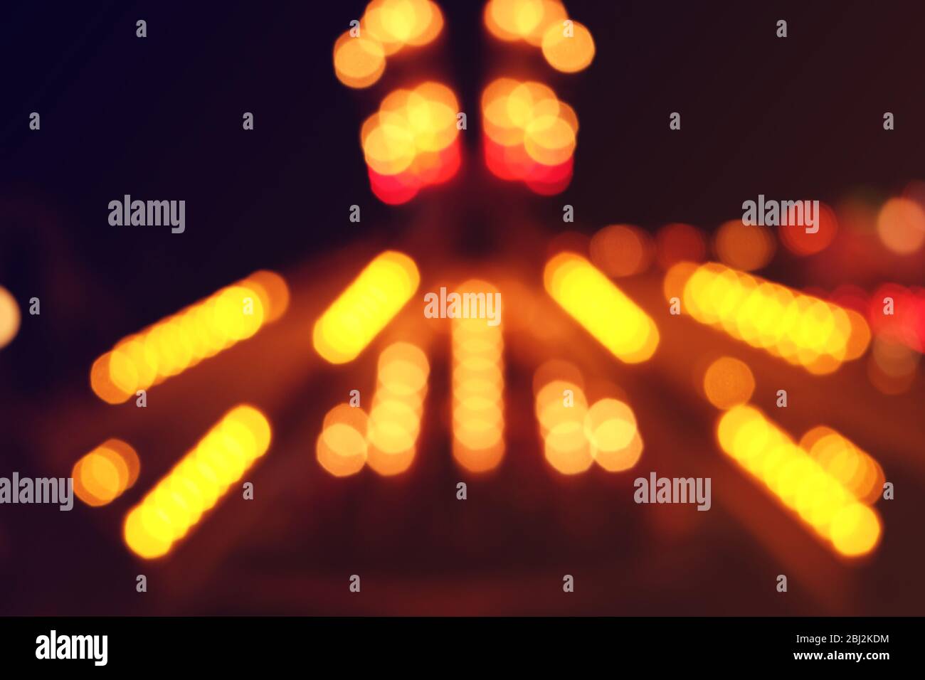 Amusement park unfocused lights Stock Photo - Alamy
