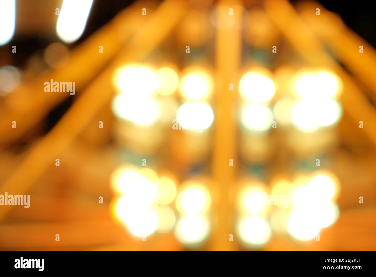 Amusement park unfocused lights Stock Photo - Alamy
