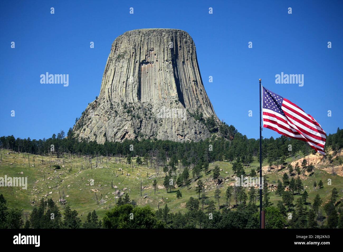 Devils tower rock formation hi-res stock photography and images - Alamy