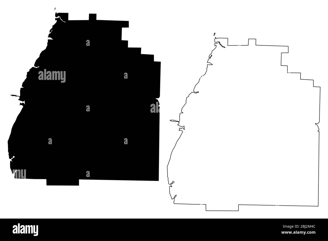 Quitman county map Black and White Stock Photos & Images - Alamy
