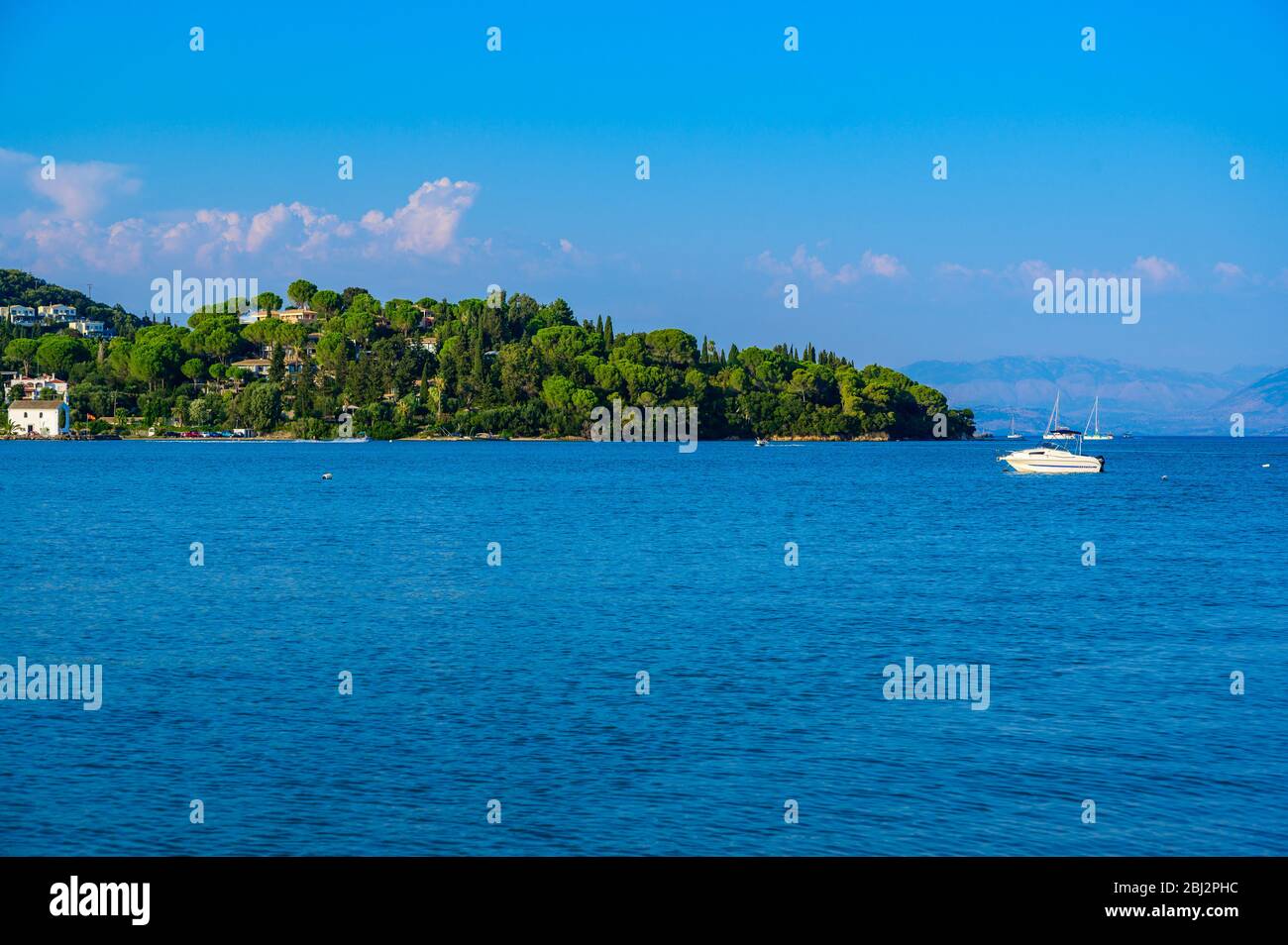 Gouvia beach is close to Kerkyra is a paradise beach with crystal clear ...
