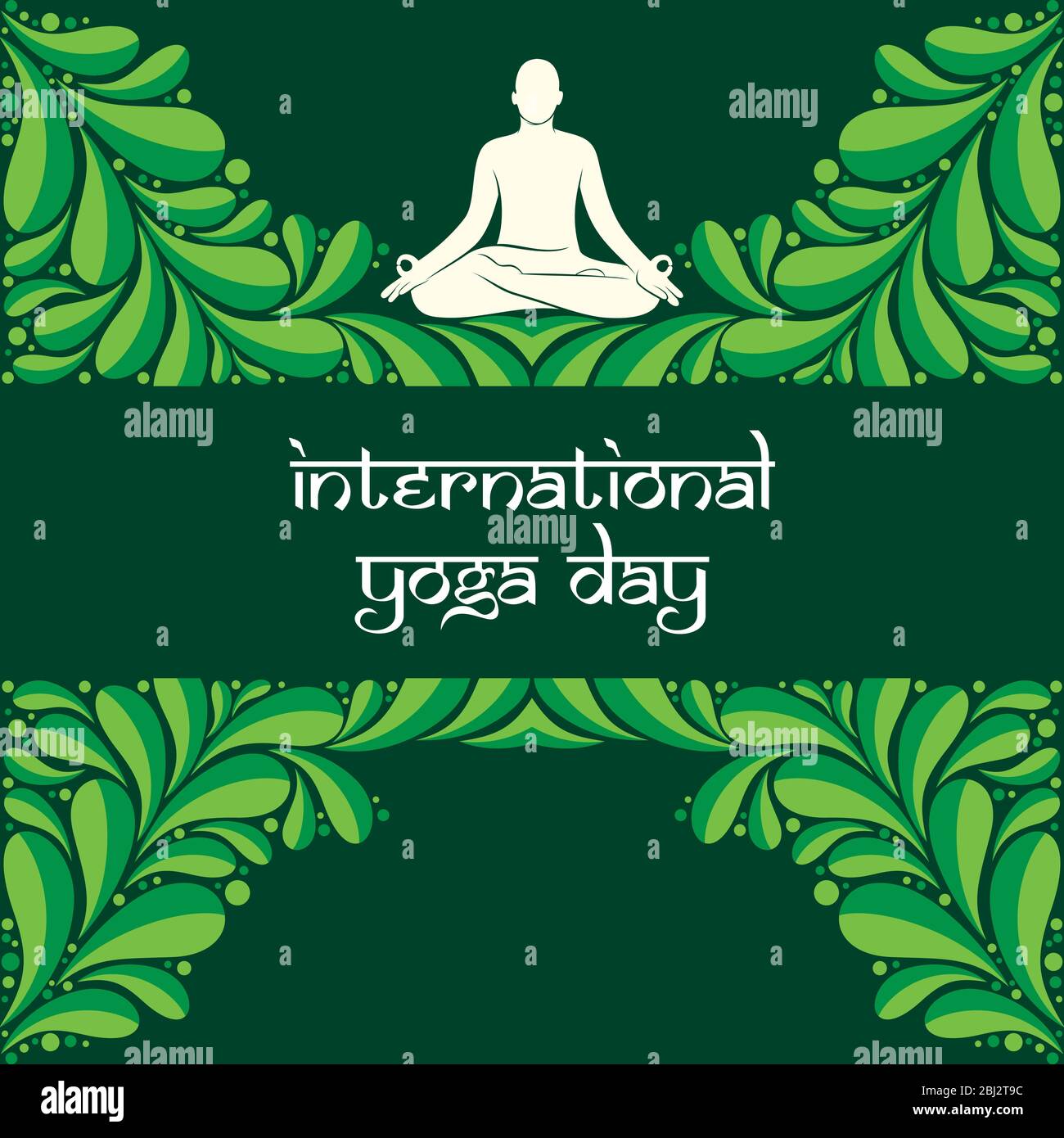 Illustration of international yoga day Stock Vector Image & Art - Alamy