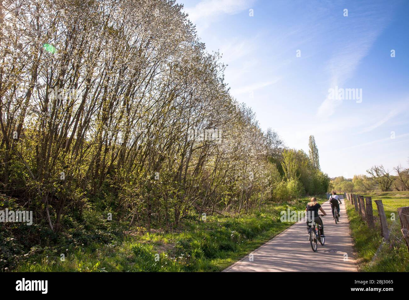 Ruhr valley cycle track hi-res stock photography and images - Alamy