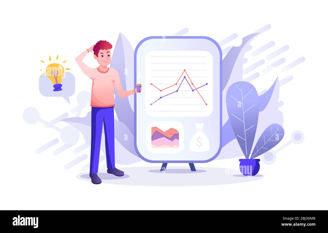 Funny problem solving Stock Vector Images - Alamy