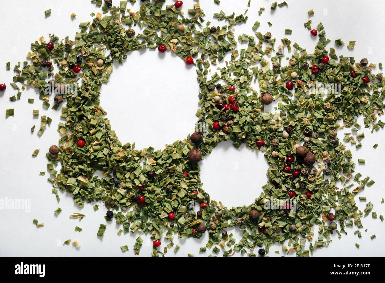 Organic frame background. Food texture Stock Photo - Alamy