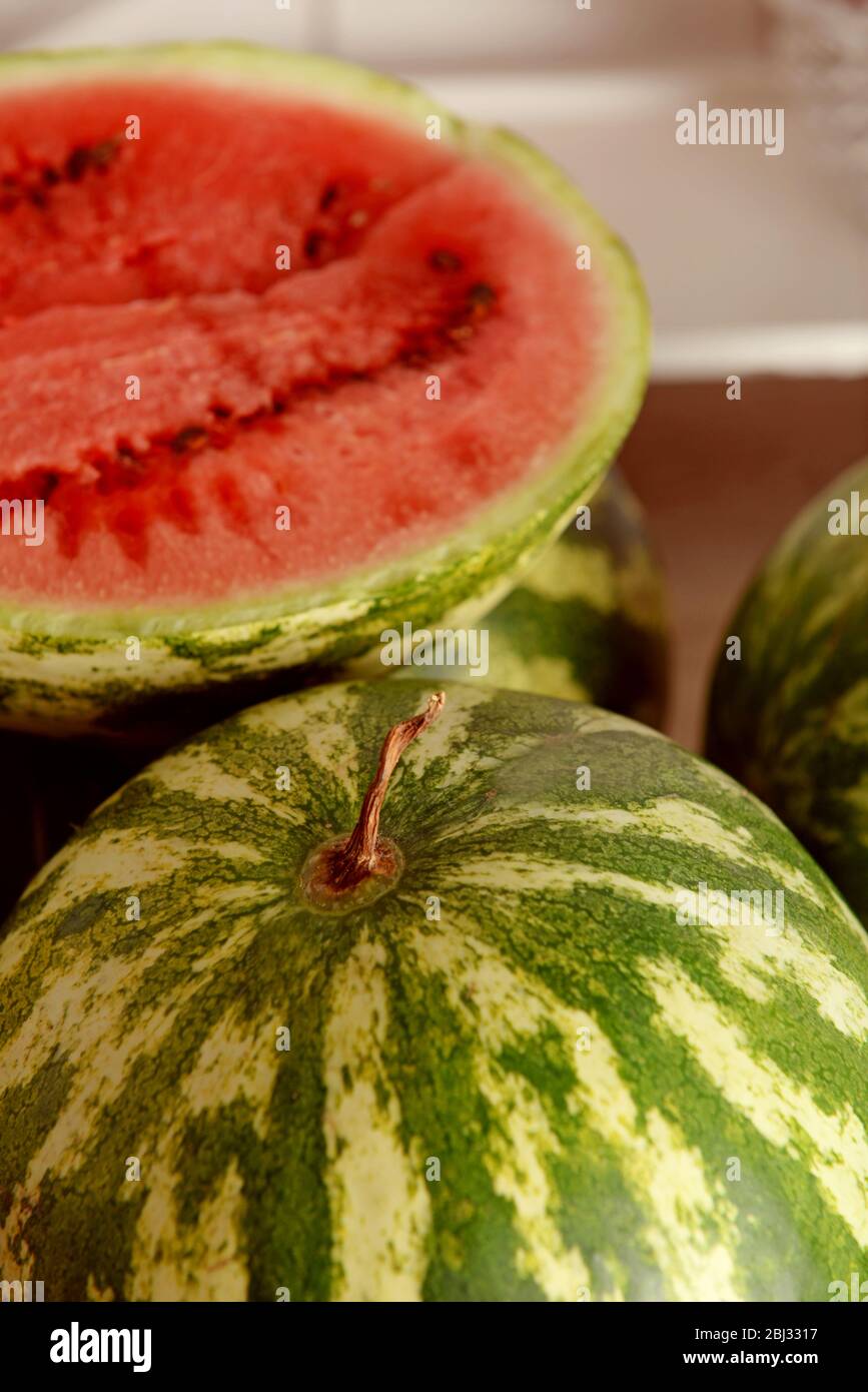 Seeded watermelons hi-res stock photography and images - Alamy