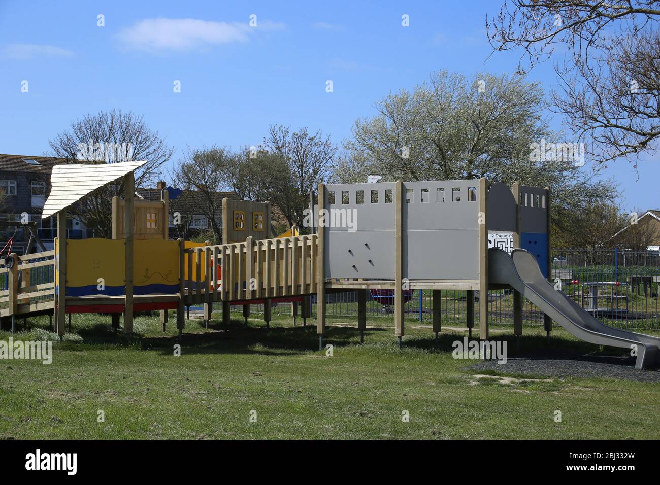 Play area closed hi-res stock photography and images - Alamy