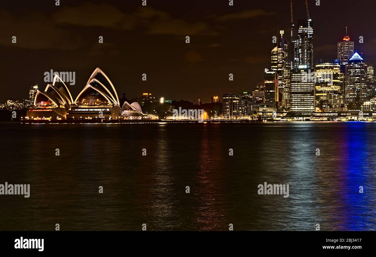 Sydney beautiful night shot hi-res stock photography and images - Alamy