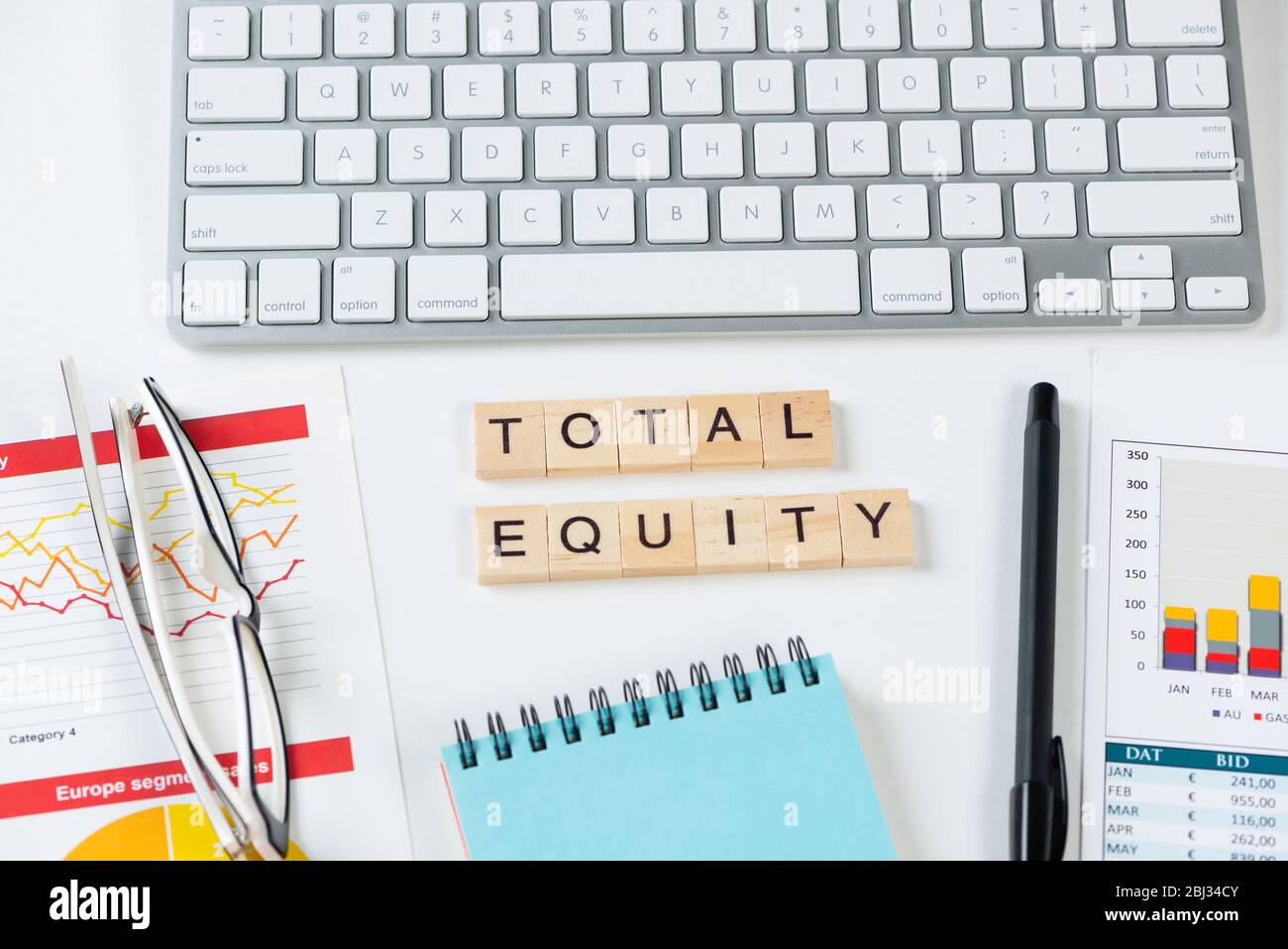 Total equity concept with letters Stock Photo - Alamy