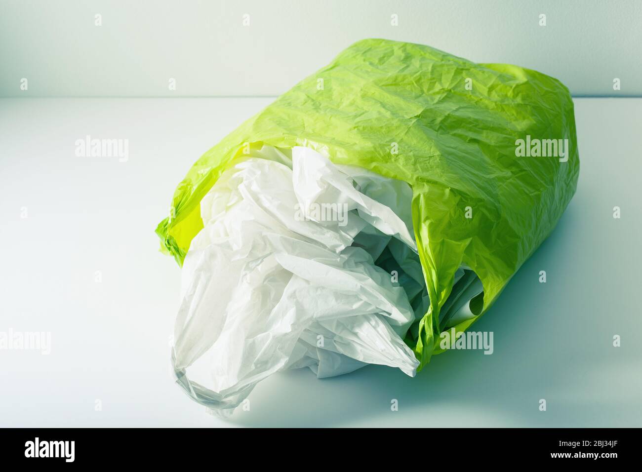 disposable plastic bag, waste, recycling, environmental issues Stock Photo - Alamy