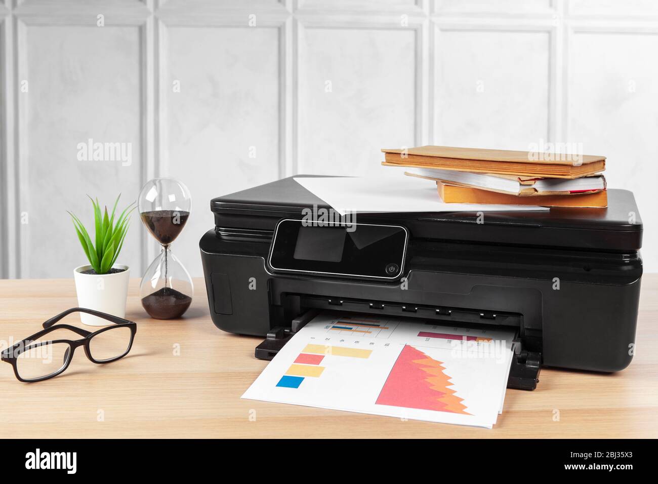 multi-function printer machine ready for printing, copy, scanning in ...