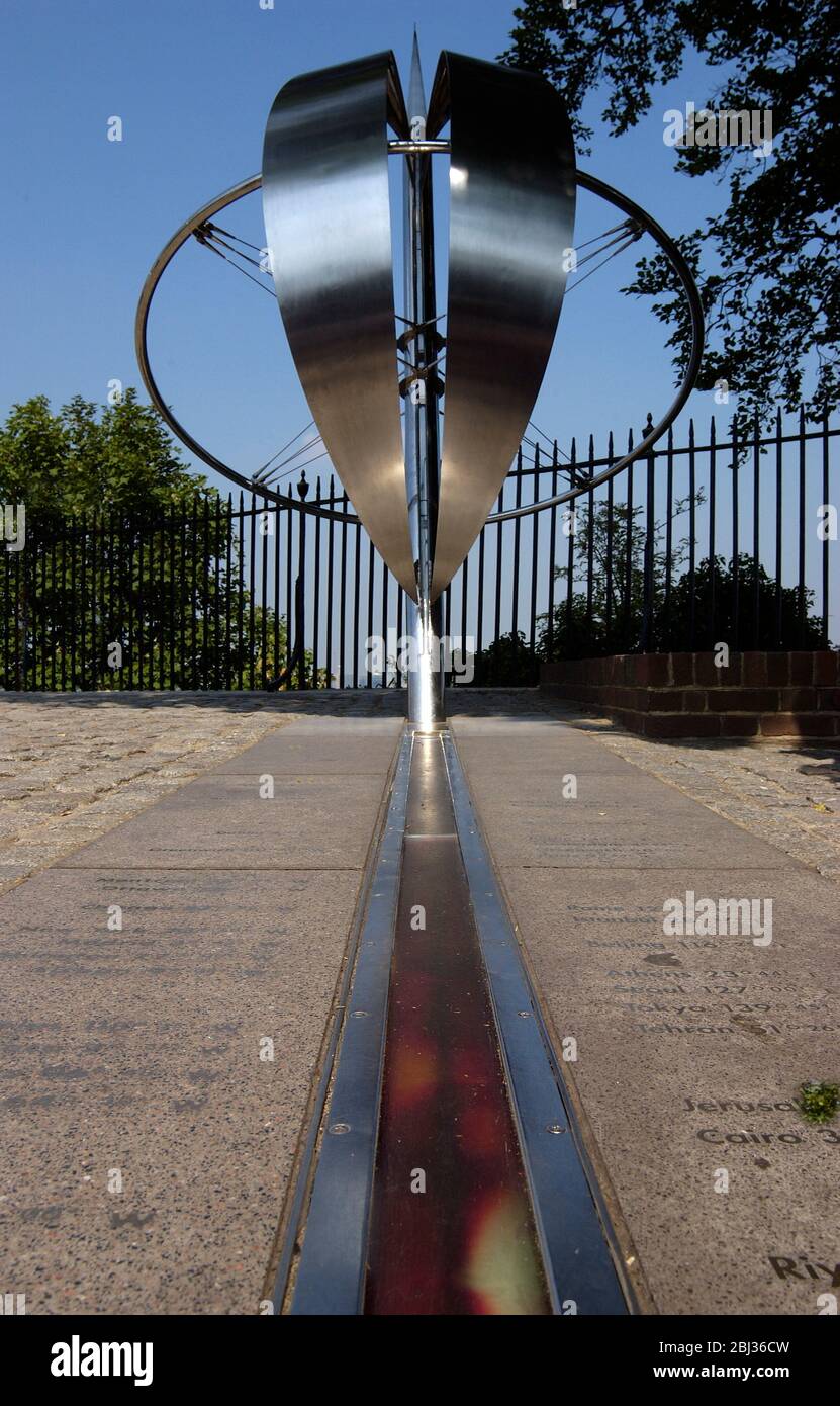 The Modern extension of the Greenwich Meridian line - Royal Observatory ...