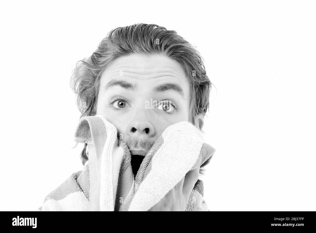 Blue hair guy Black and White Stock Photos & Images - Alamy