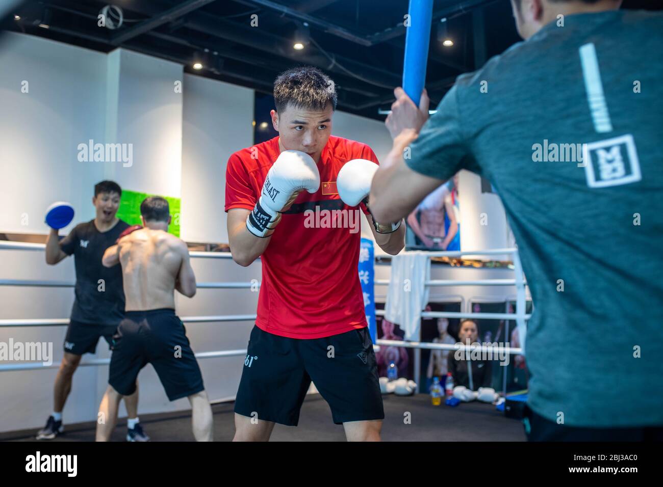 Kunming, China's Yunnan Province. 28th Apr, 2020. WBA featherweight ...