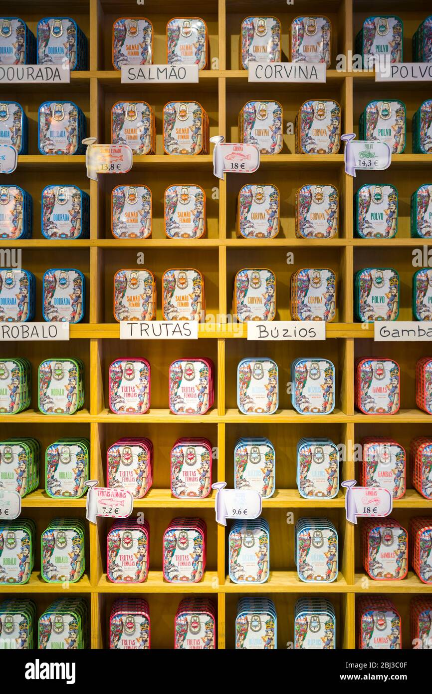Canned fish portugal hi-res stock photography and images - Alamy