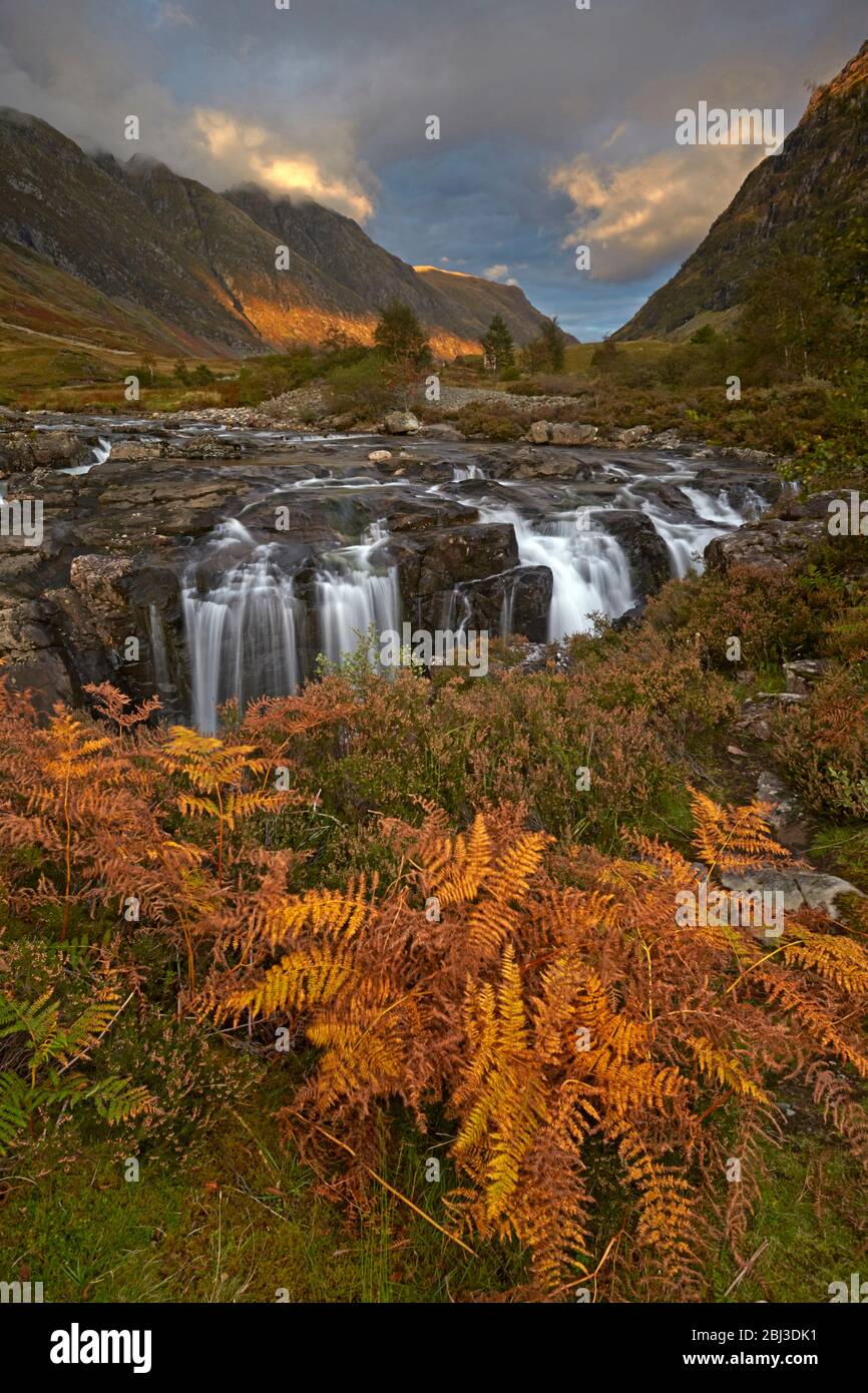 The River Coe at Clachaig Falls in Glen Coe Stock Photo - Alamy