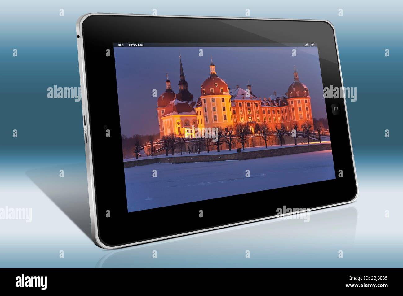 Moritzburg Castle, baroque hunting lodge from Saxonian King August the ...