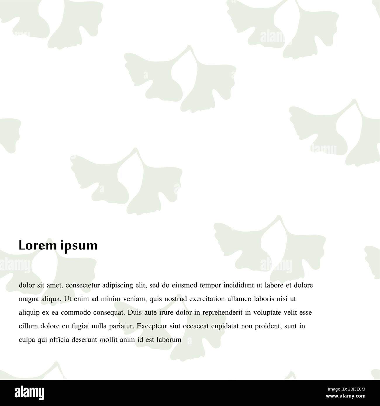 Ginkgo biloba pattern Stock Vector Image & Art - Alamy