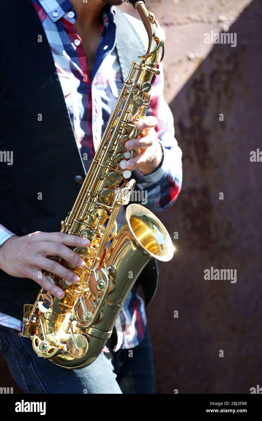 Old saxophone notes musical instrument hi-res stock photography and ...
