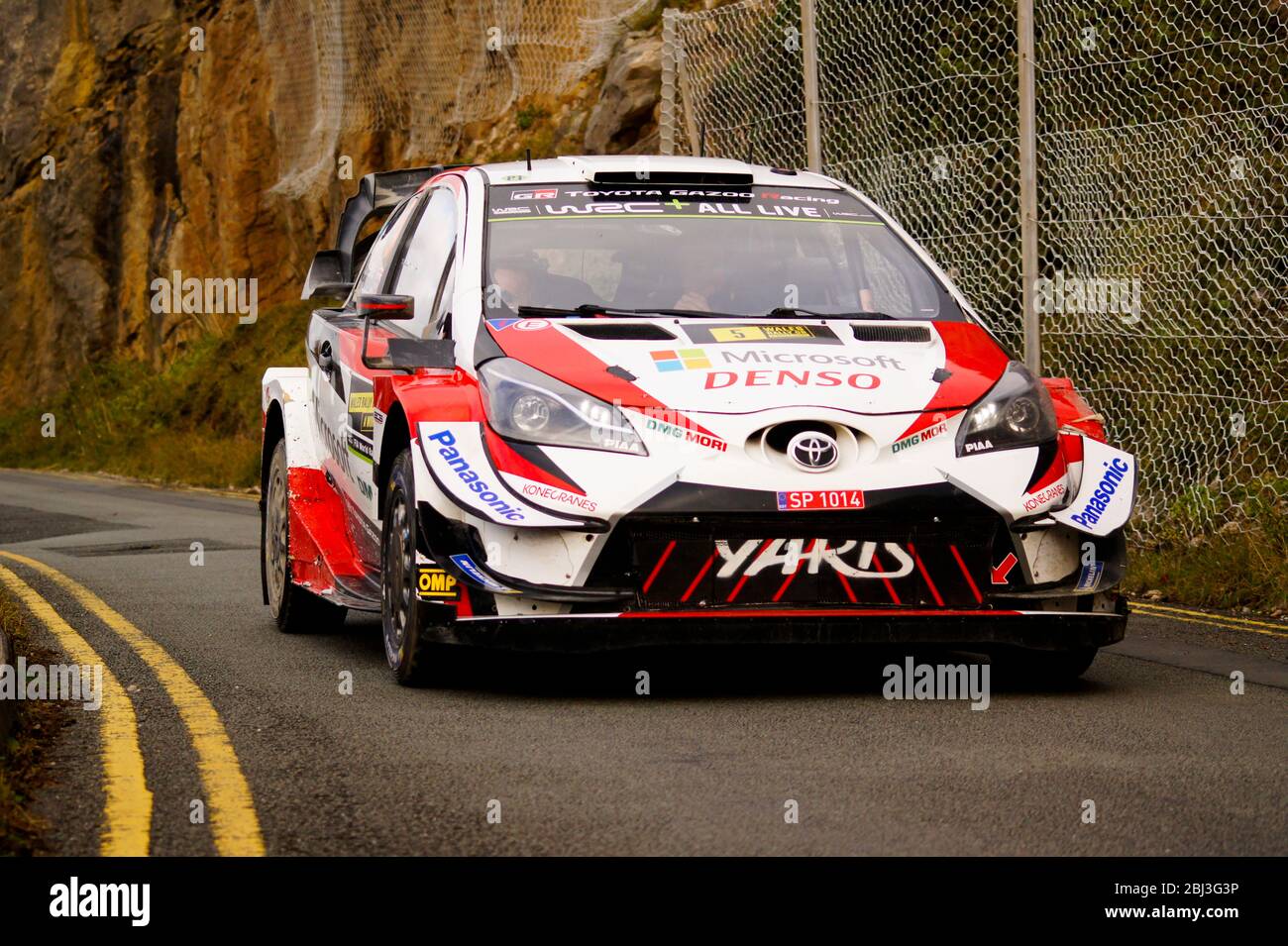 A Toyota world rally car Stock Photo - Alamy