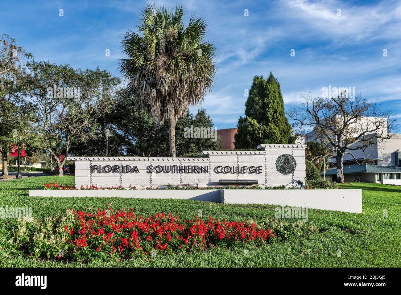 Florida Southern College at Lakeland in Florida Stock Photo - Alamy