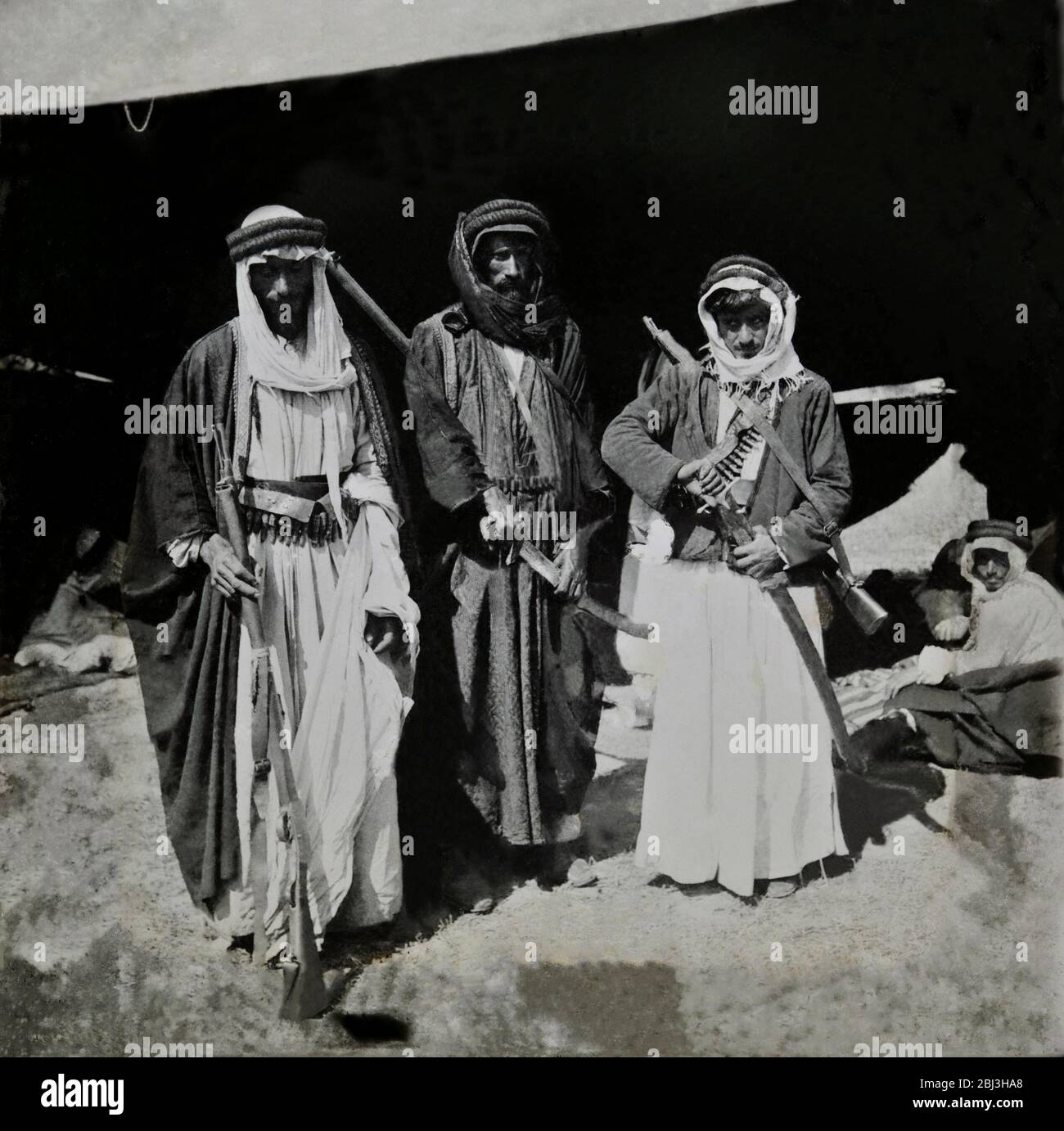 Palestinian, Middle Eastern towns and cities circa 1900 of medieval ...