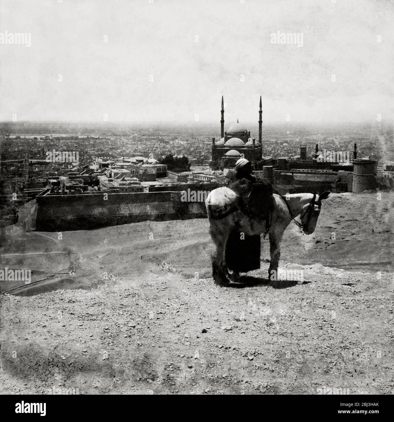 Middle Eastern Towns And Cities Circa 1900 High Resolution Stock ...