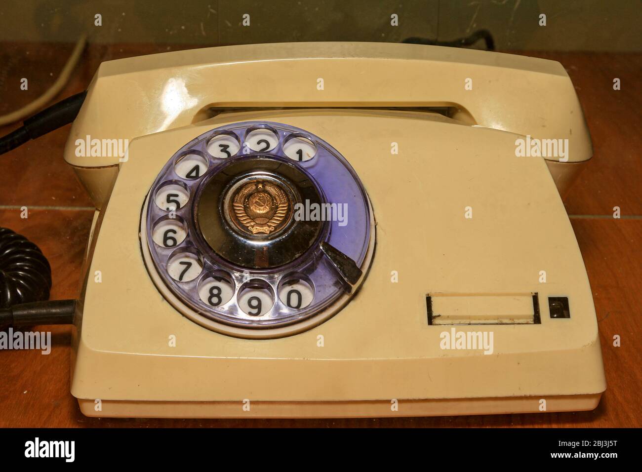 Old vintage soviet union telephone Stock Photo - Alamy