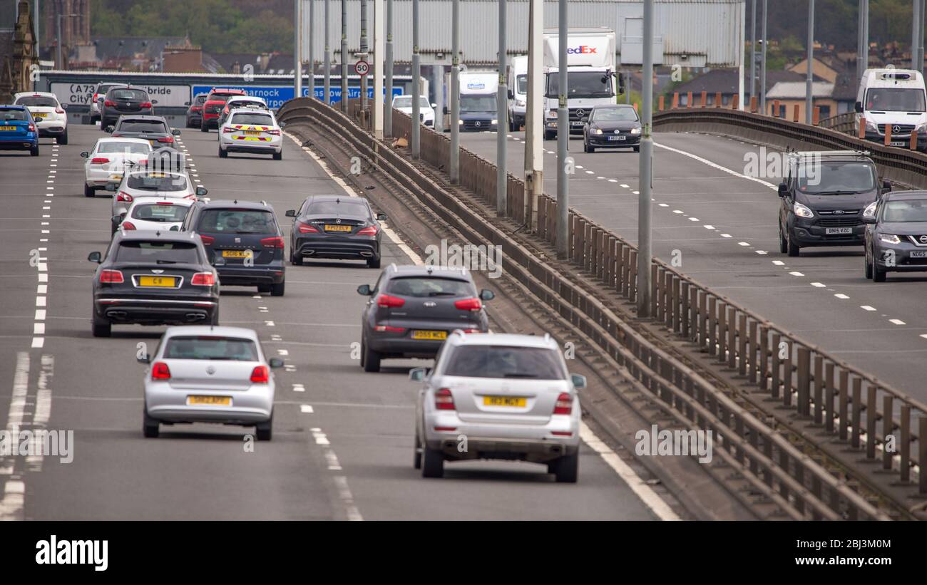 M8 motorway over the kingston bridge hi-res stock photography and ...
