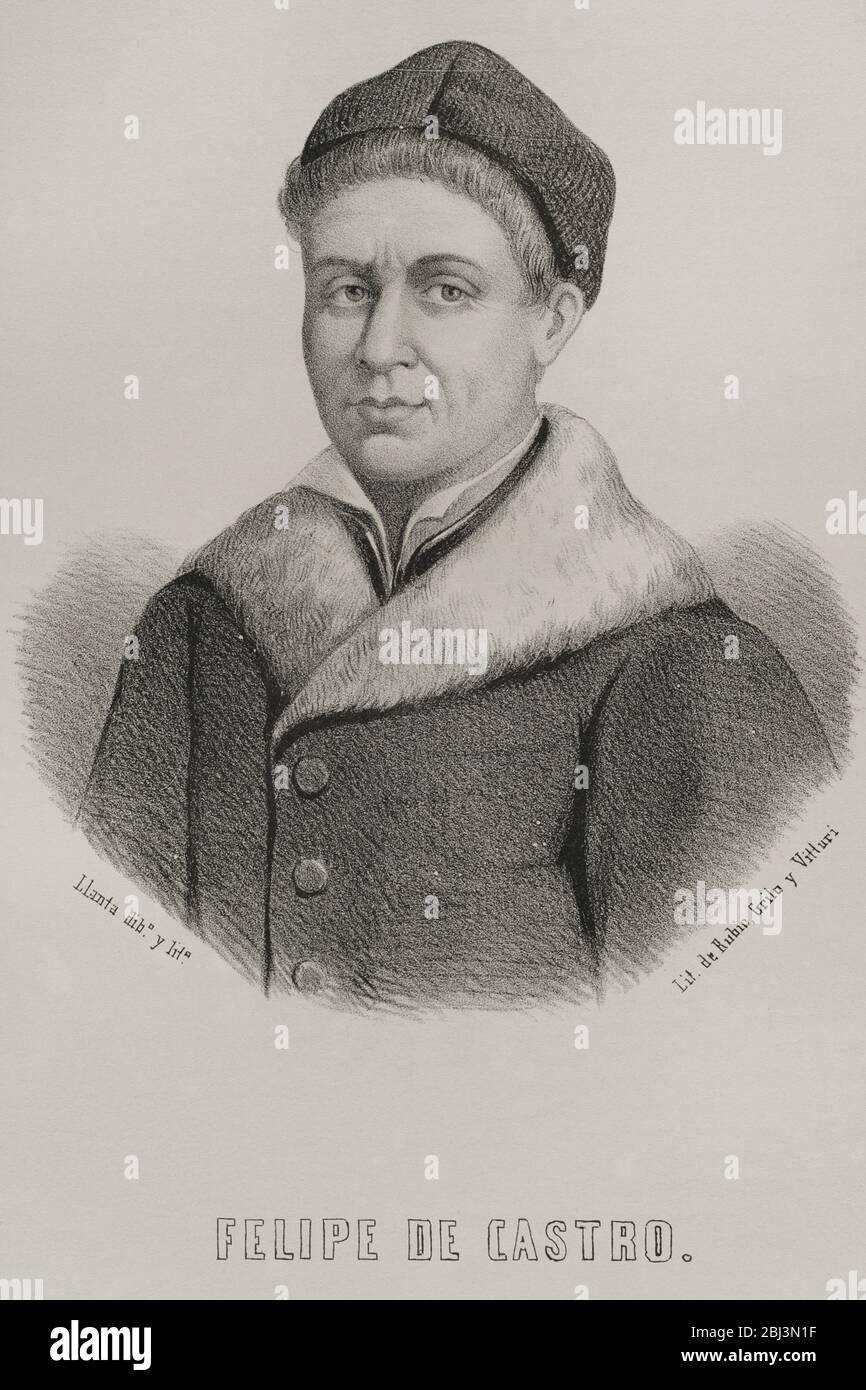 Felipe de Castro (1711-1775). Spanish sculptor. Portrait. Illustration ...