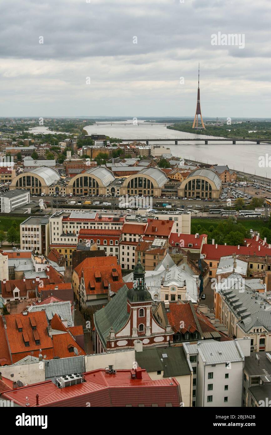 Riga market hall hi-res stock photography and images - Alamy