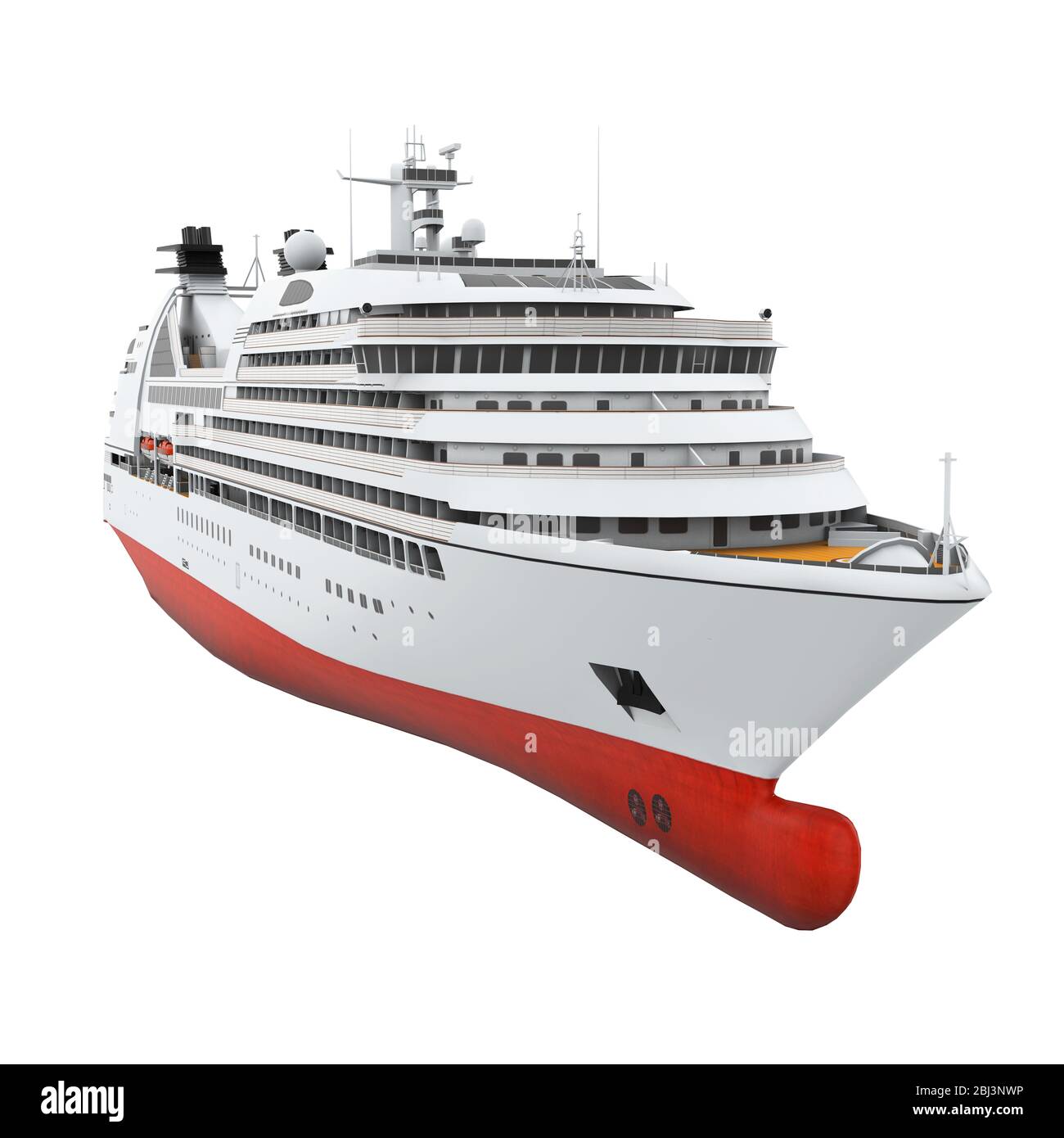 Cruise Ship Isolated Stock Photo - Alamy
