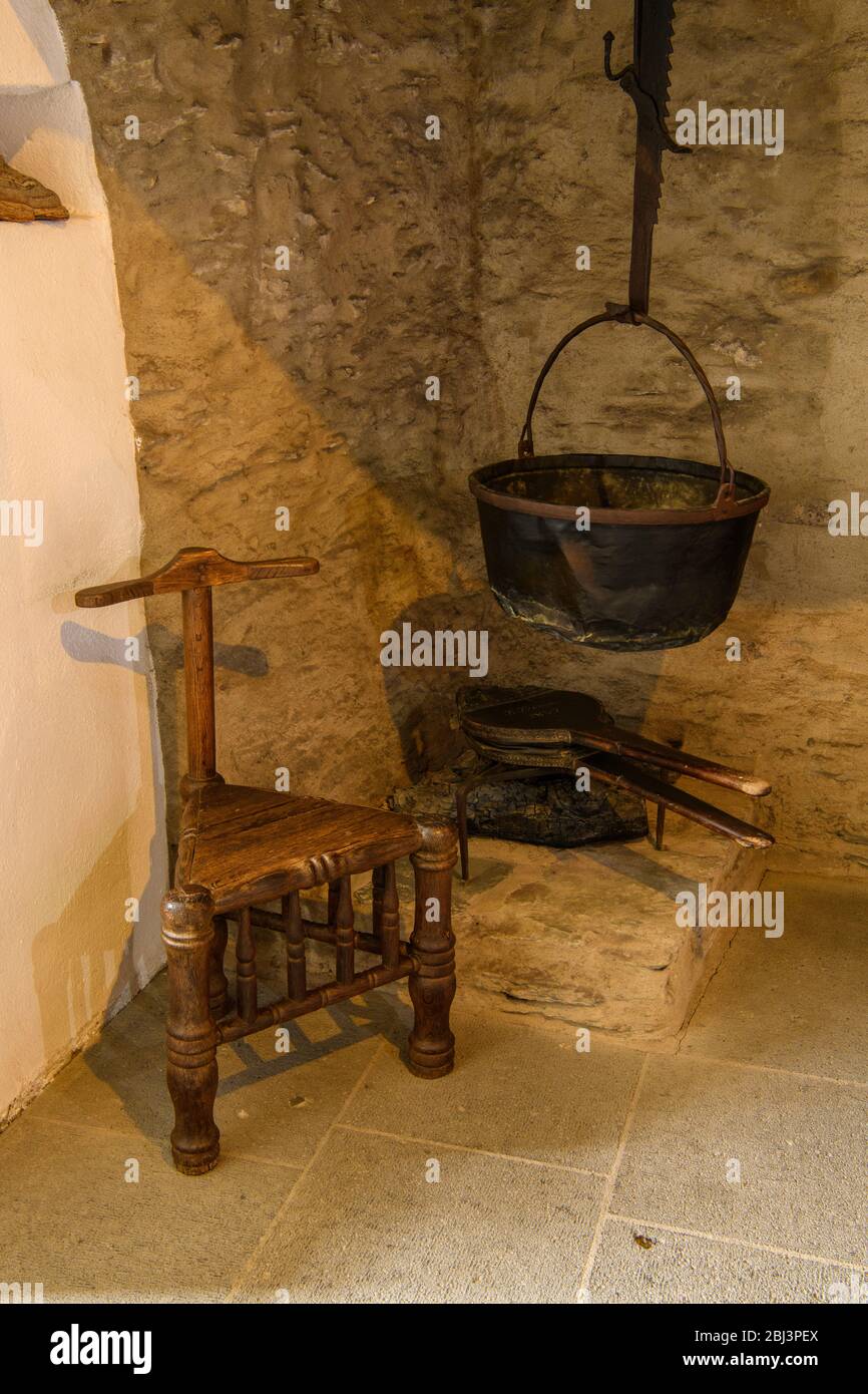 Marksburg castle- alcove, Braubach, Rhineland-Palatinate, Germany Stock ...