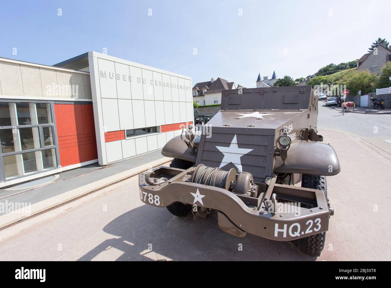 Arromanches les Bains, France - August 14, 2016: famous d-day museum in ...