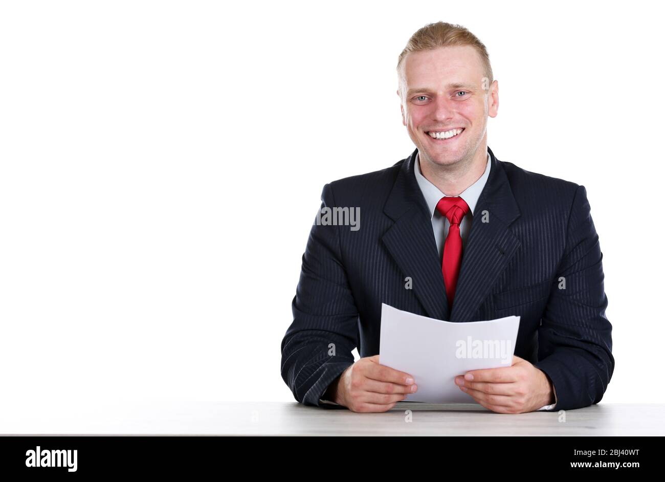 News anchor camera hi-res stock photography and images - Alamy