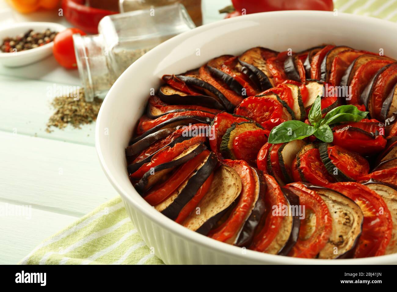 Ratatouille - traditional French Provencal vegetable dish cooked in ...