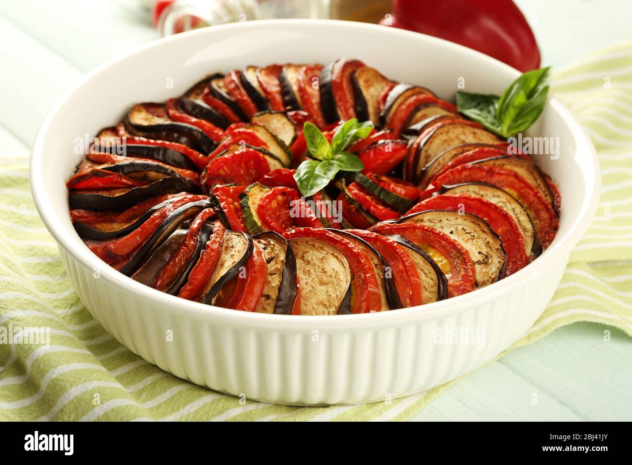 Ratatouille - traditional French Provencal vegetable dish cooked in ...