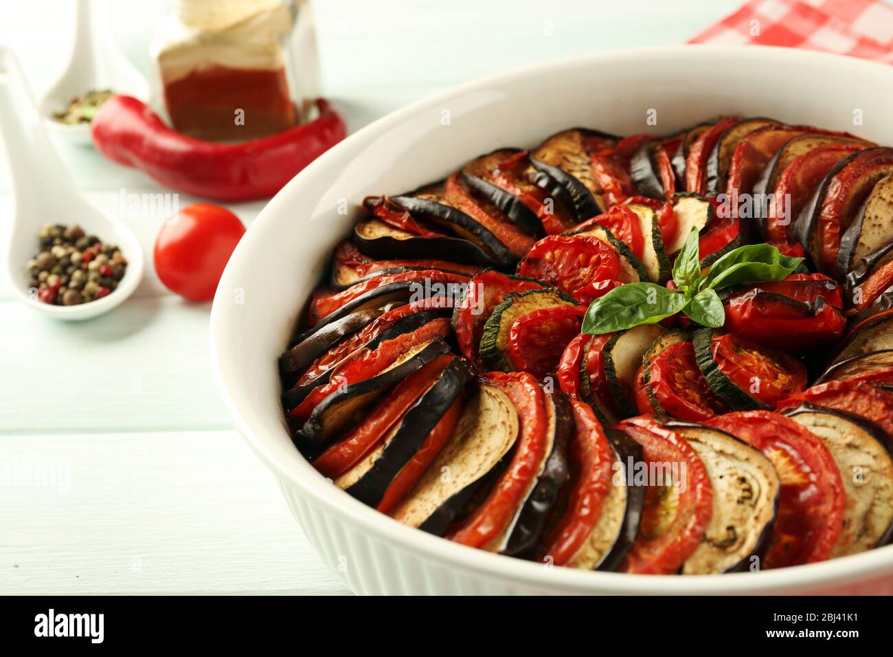 Ratatouille - traditional French Provencal vegetable dish cooked in ...