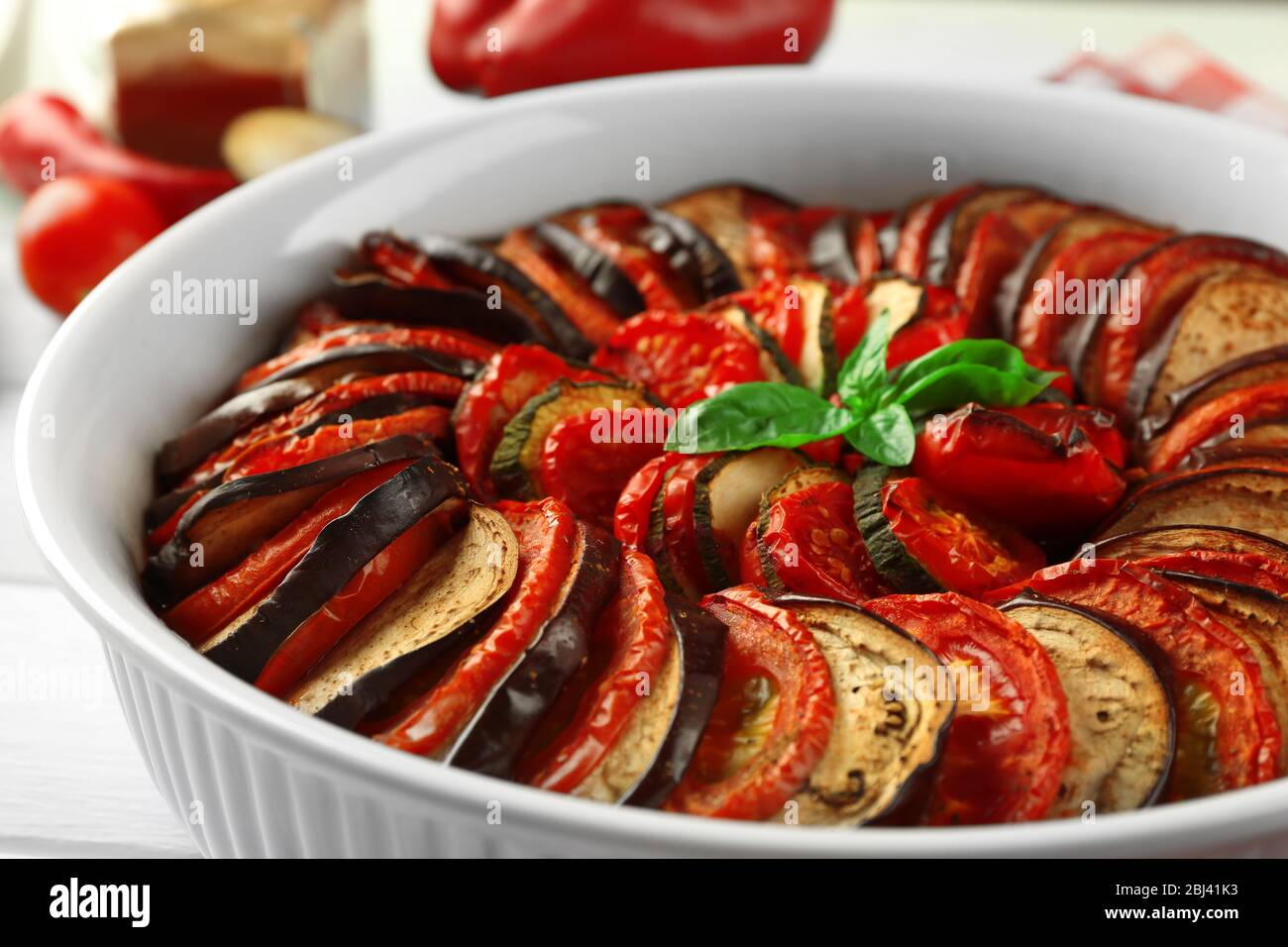 Ratatouille - traditional French Provencal vegetable dish cooked in ...