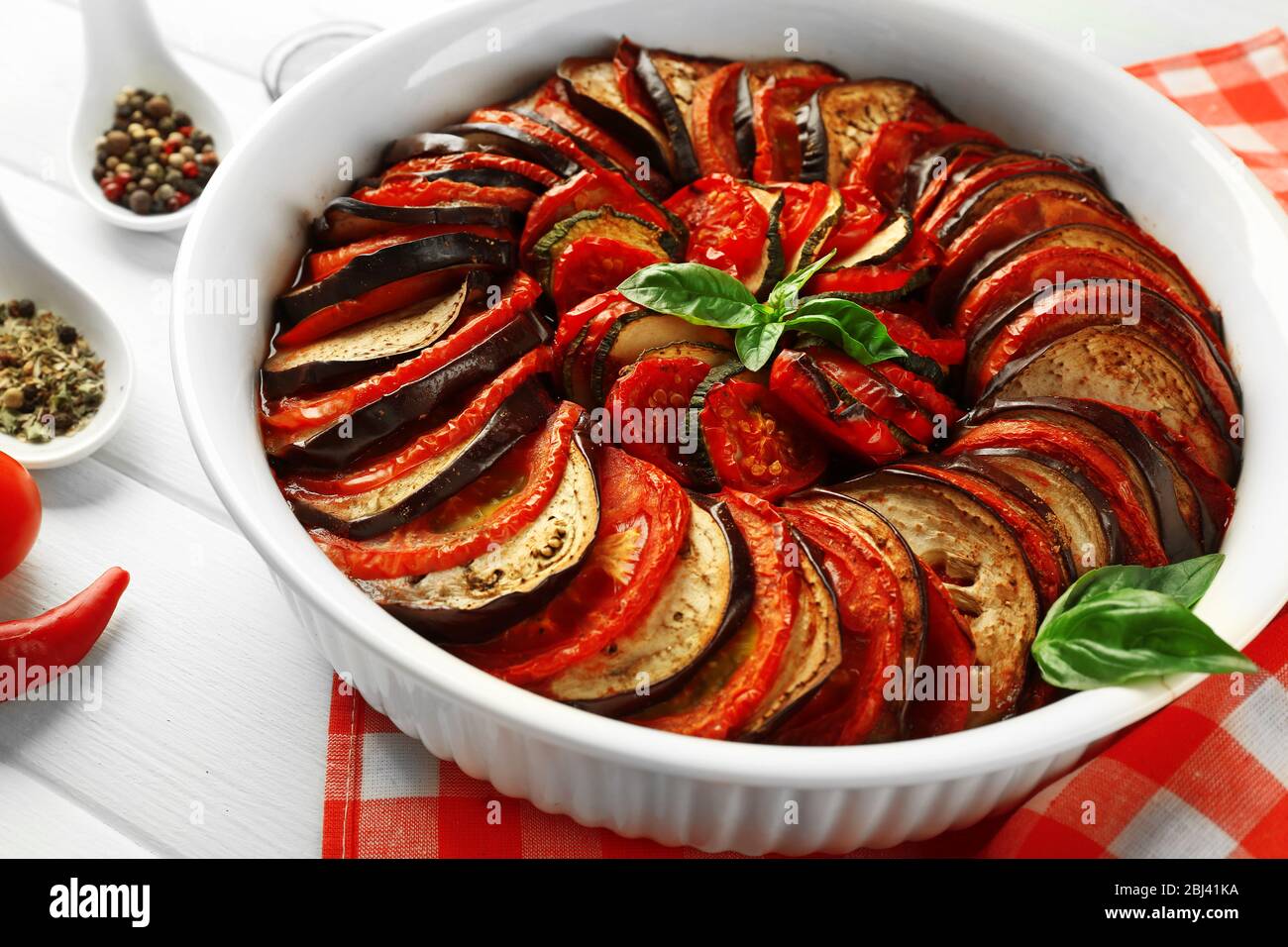 Ratatouille - traditional French Provencal vegetable dish cooked in ...