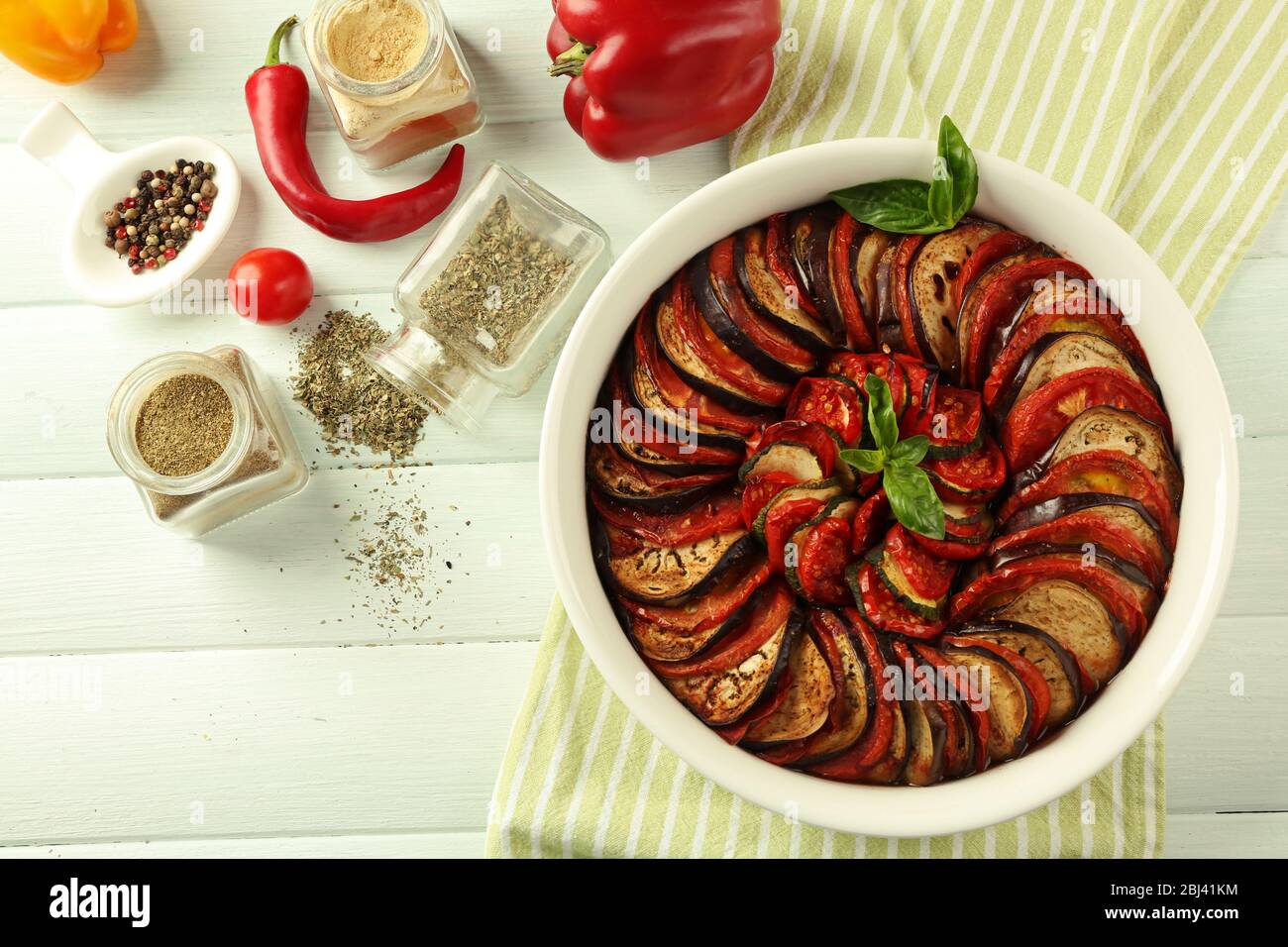 Ratatouille - traditional French Provencal vegetable dish cooked in ...